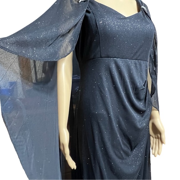 R&M Richards | Dresses | Rm Richards Shimmer Long Mother Of The Bride ...